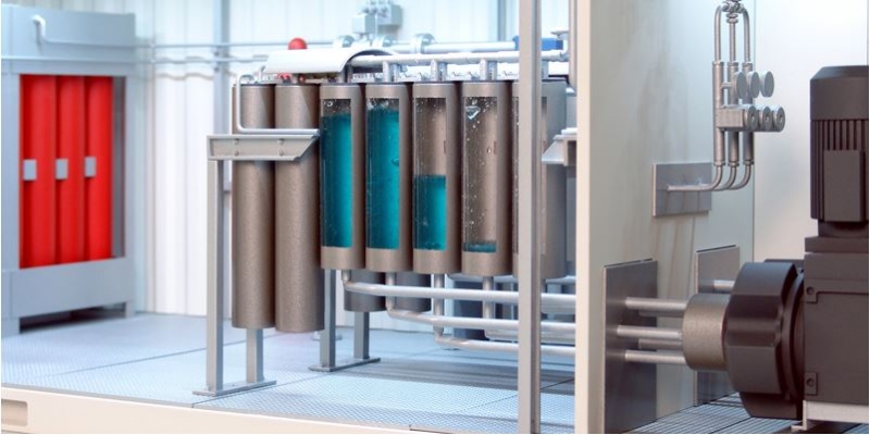 Referenzen - Linde Gas Cryopumpe und Ionic Compressor im Massstab 1:10