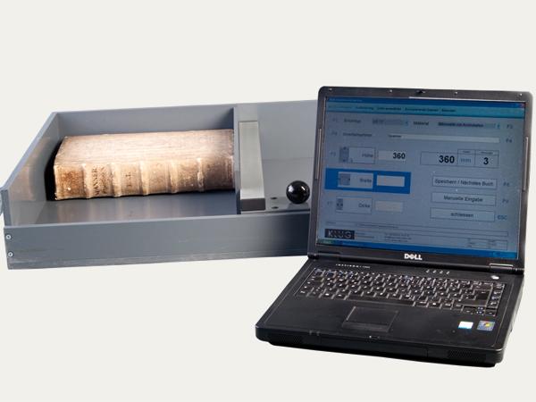 Book measuring device - KLUG-CONSERVATION