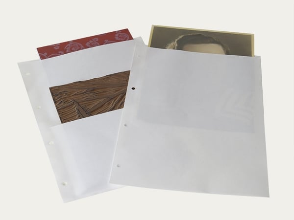 Binder pocket pages - opaque - KLUG-CONSERVATION