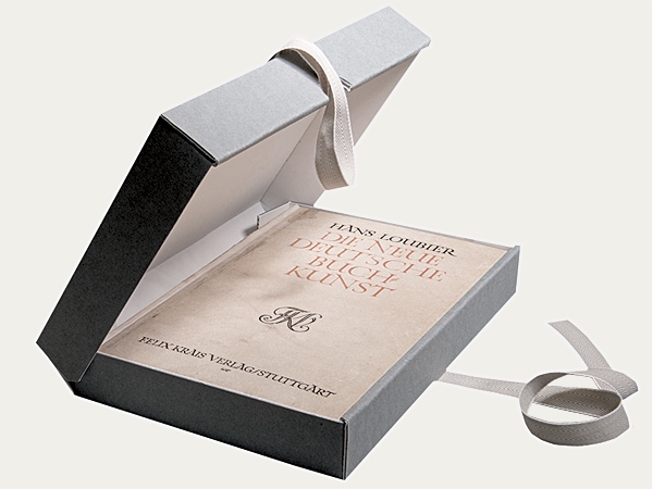 Clamshell boxes - KS 3 with fastening ribbons - KLUG-CONSERVATION